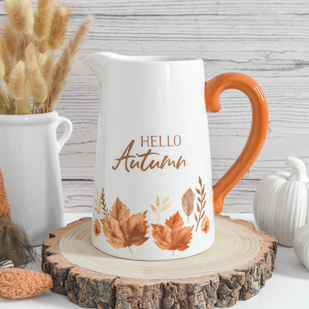 Hello Autumn Ceramic Jug – Picture Perfect Homeware